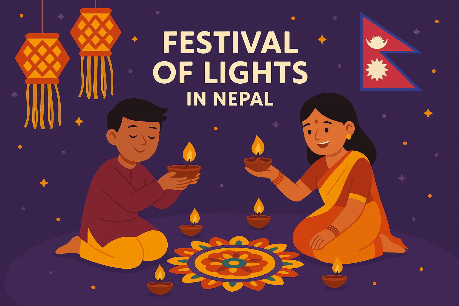 Tihar - Festival of Lights in Nepal (Deepawali)